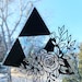 Triforce Suncatcher Window Decal, Rainbows, Sticker, Zelda, Link ...
