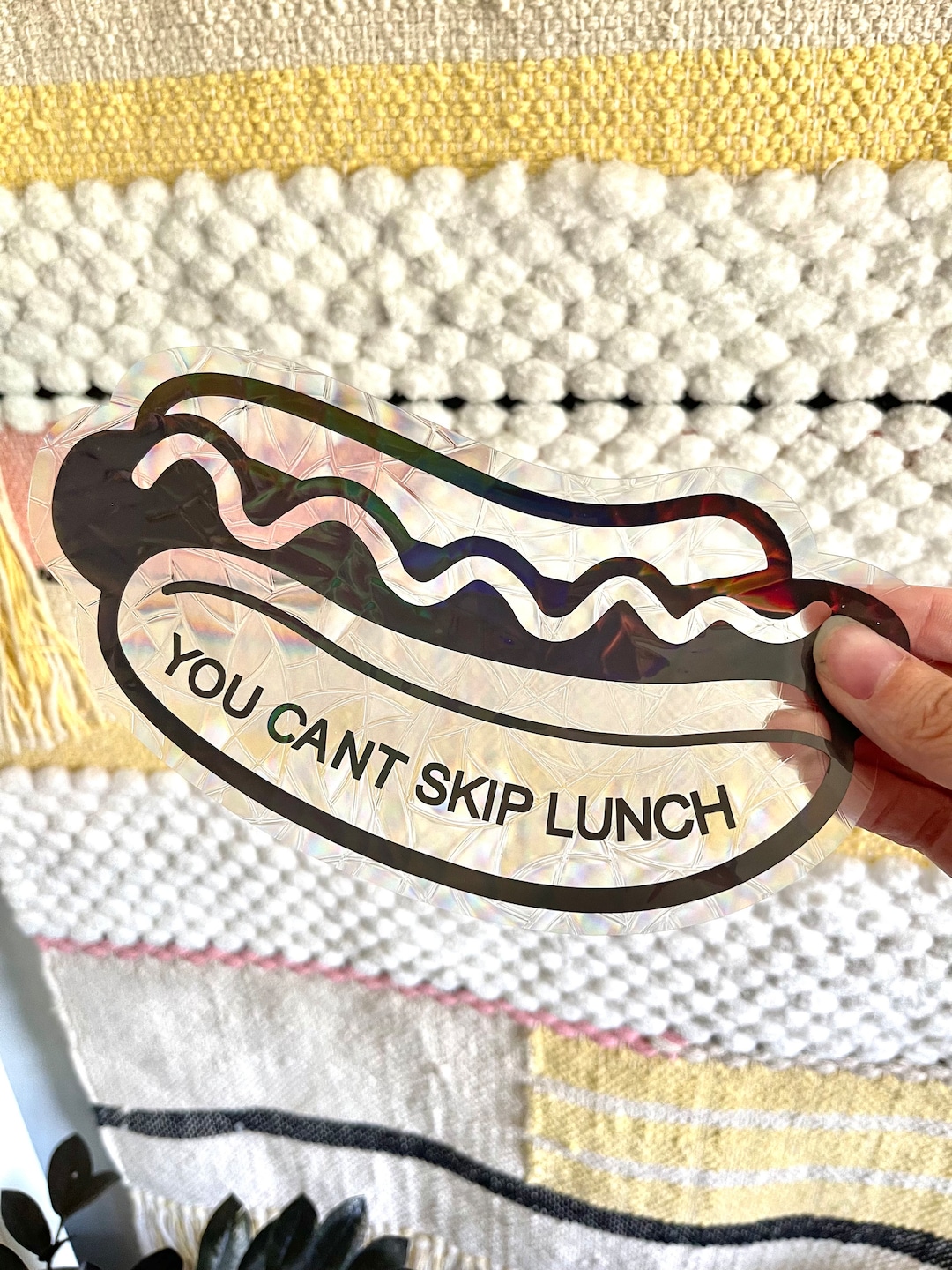 Can't Skip Lunch Suncatcher Window Decal, Sticker, Rainbows, ITYSL, Tim ... Can't Skip Lunch Suncatcher Window Decal, Sticker, Rainbows, ITYSL, Tim ...