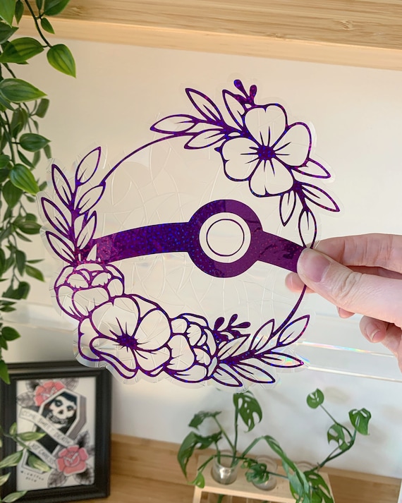 Pokeball Suncatcher Window Decal Sticker Rainbows Prism | Etsy