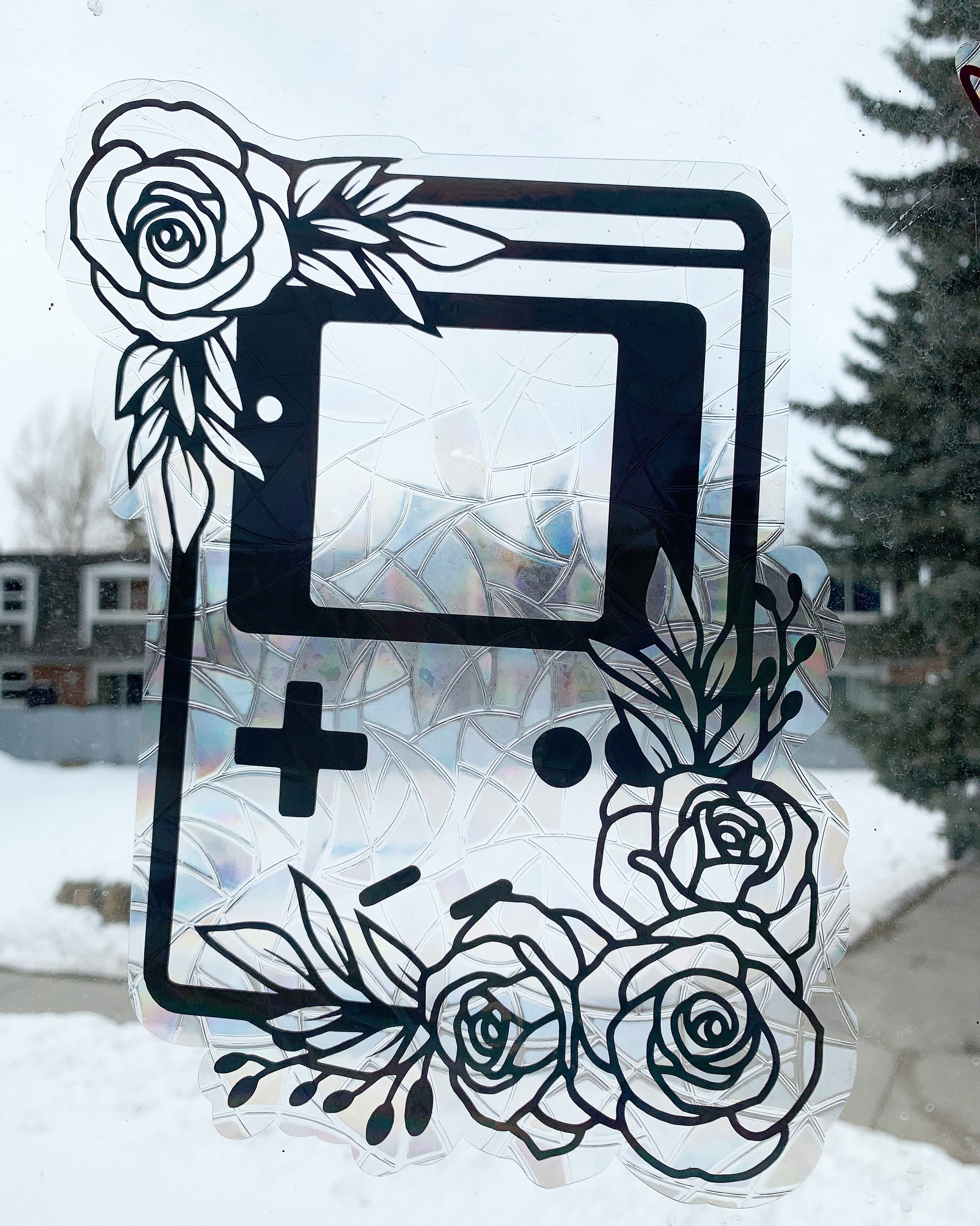 Gameboy Suncatcher Window Decal Rainbows Sticker | Etsy