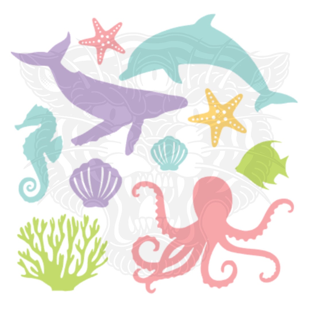Ocean Animals Suncatcher Pack Window Decal Sticker - Etsy