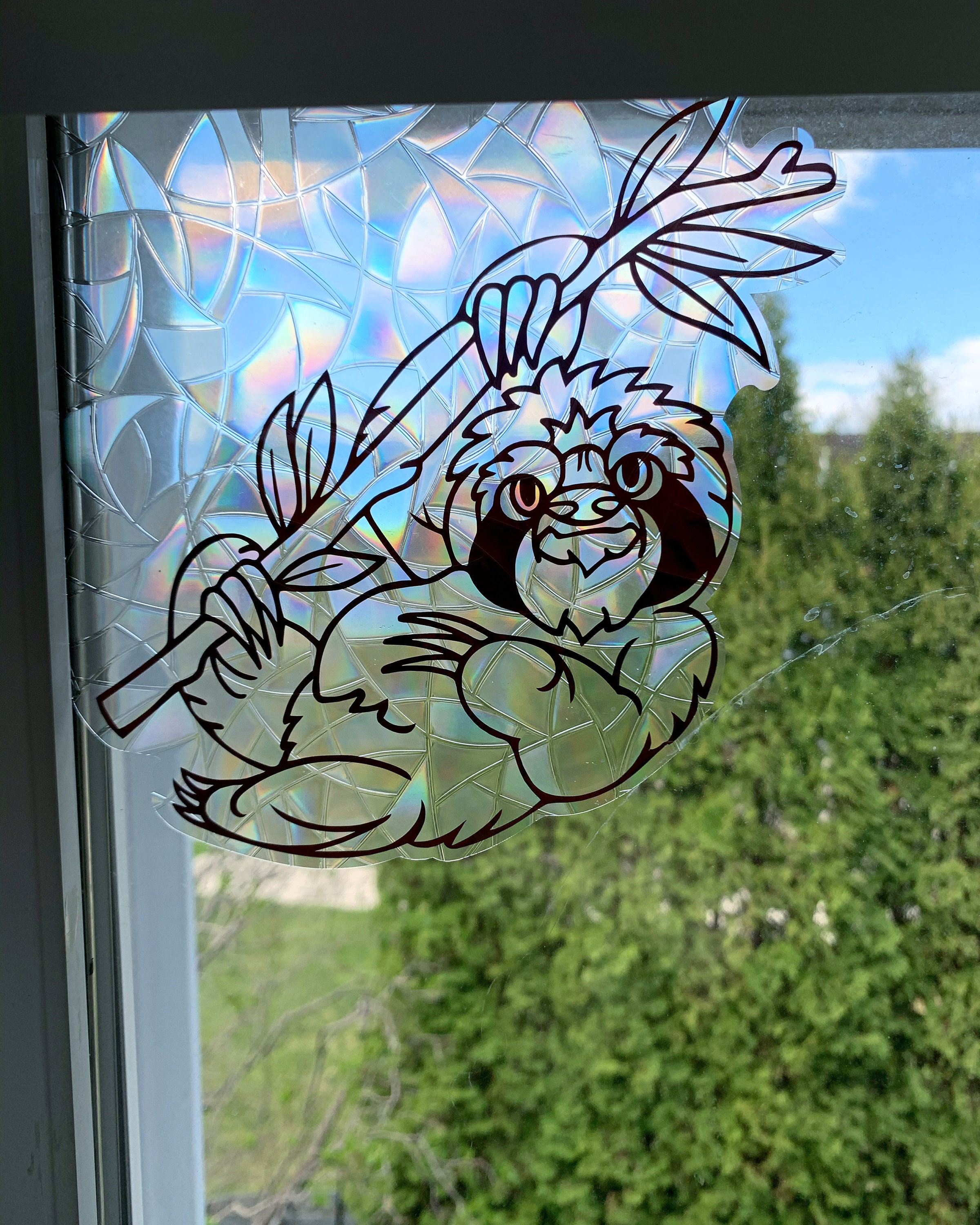 Sloth Suncatcher Window Decal Sticker Rainbows Prism - Etsy Canada