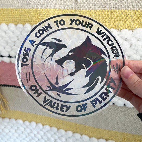 Witcher Suncatcher Window Decal Sticker Rainbows Toss a | Etsy