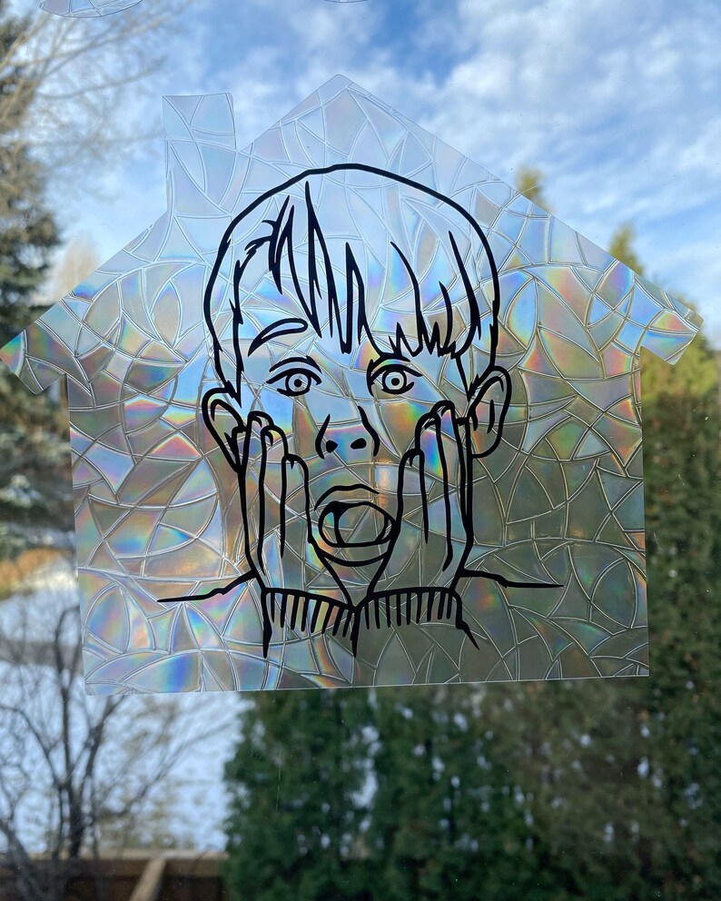 Home Alone Suncatcher - Window Decal, Sticker, Rainbows, Prism ...