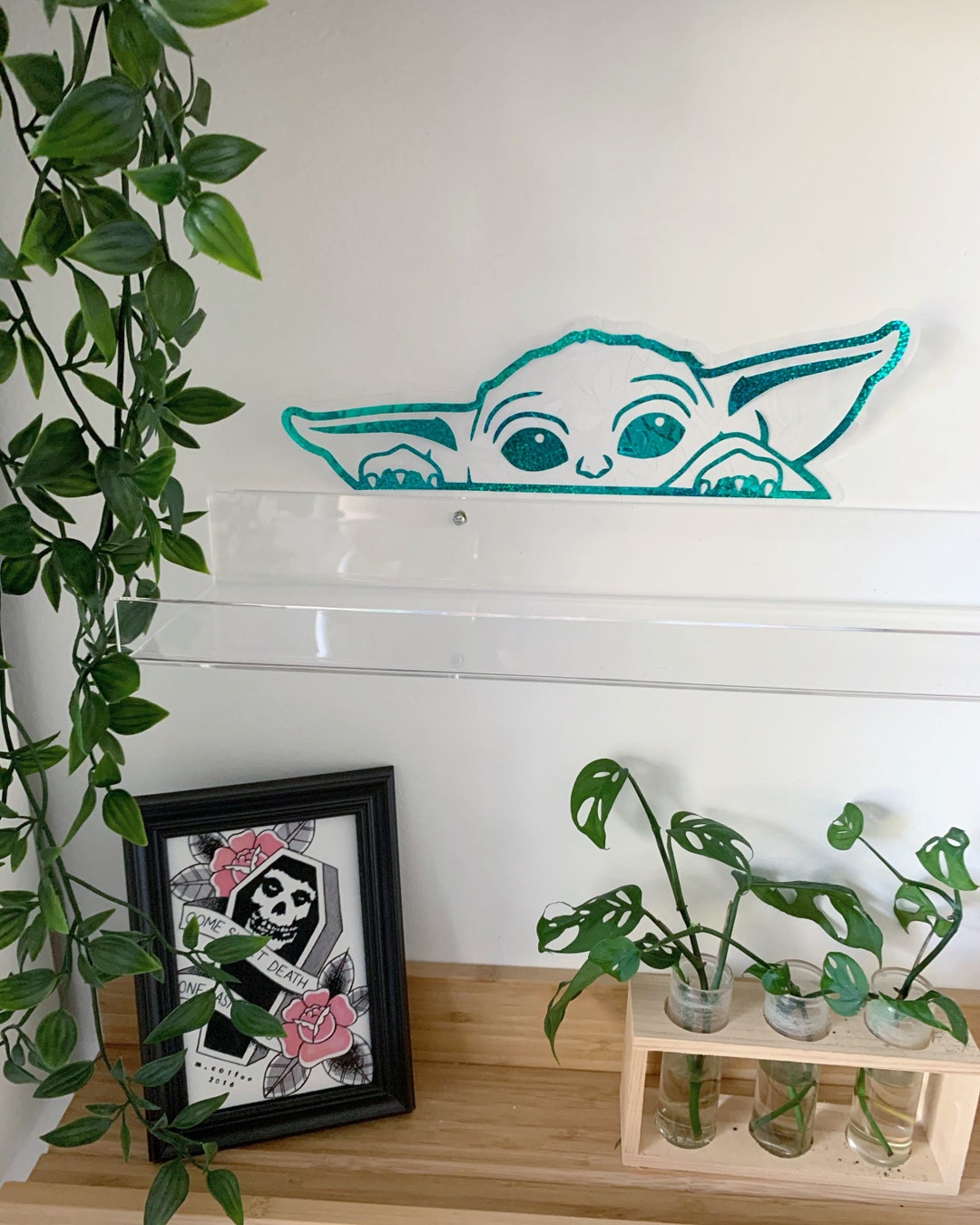 Grogu Suncatcher Window Decal, Sticker, Rainbows, Star Wars, the Child ...