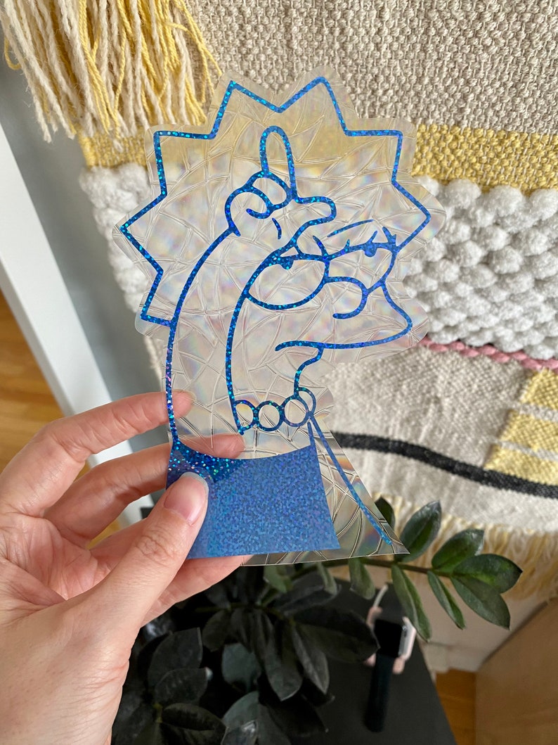 Lisa Loser Suncatcher Window Decal Sticker Rainbows - Etsy