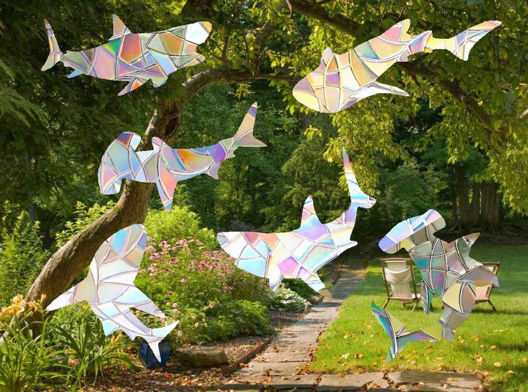 Shark Suncatcher Pack Window Decal, Sticker, Rainbows, Kawaii, Shapes ...