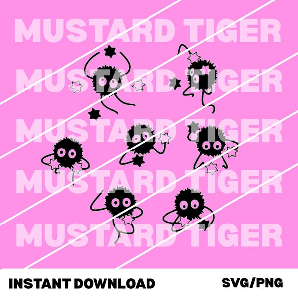Soot Sprite Svg and Png - Etsy