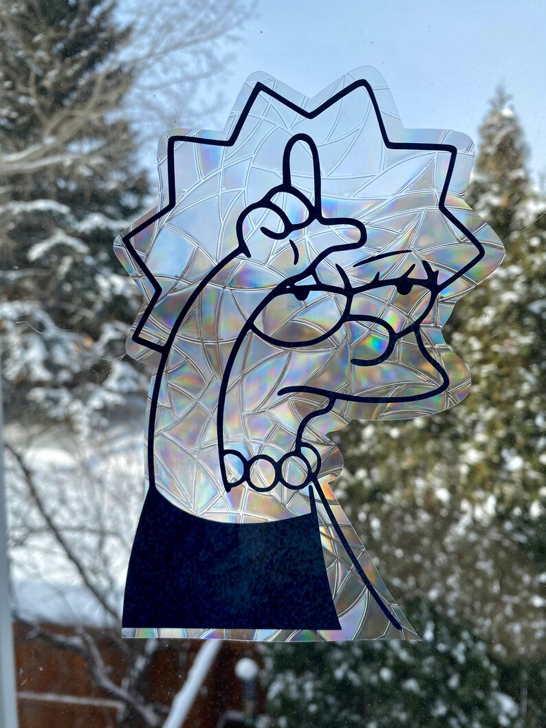 Lisa Loser Suncatcher Window Decal Sticker Rainbows - Etsy