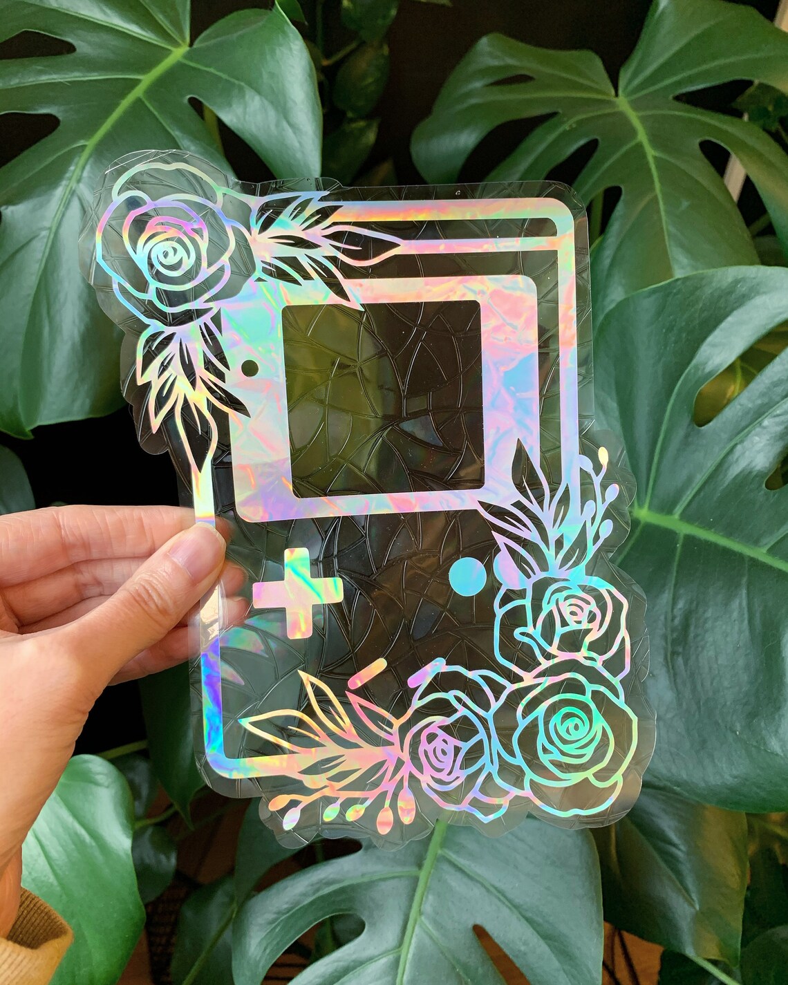 Gameboy Suncatcher Window Decal Rainbows Sticker - Etsy