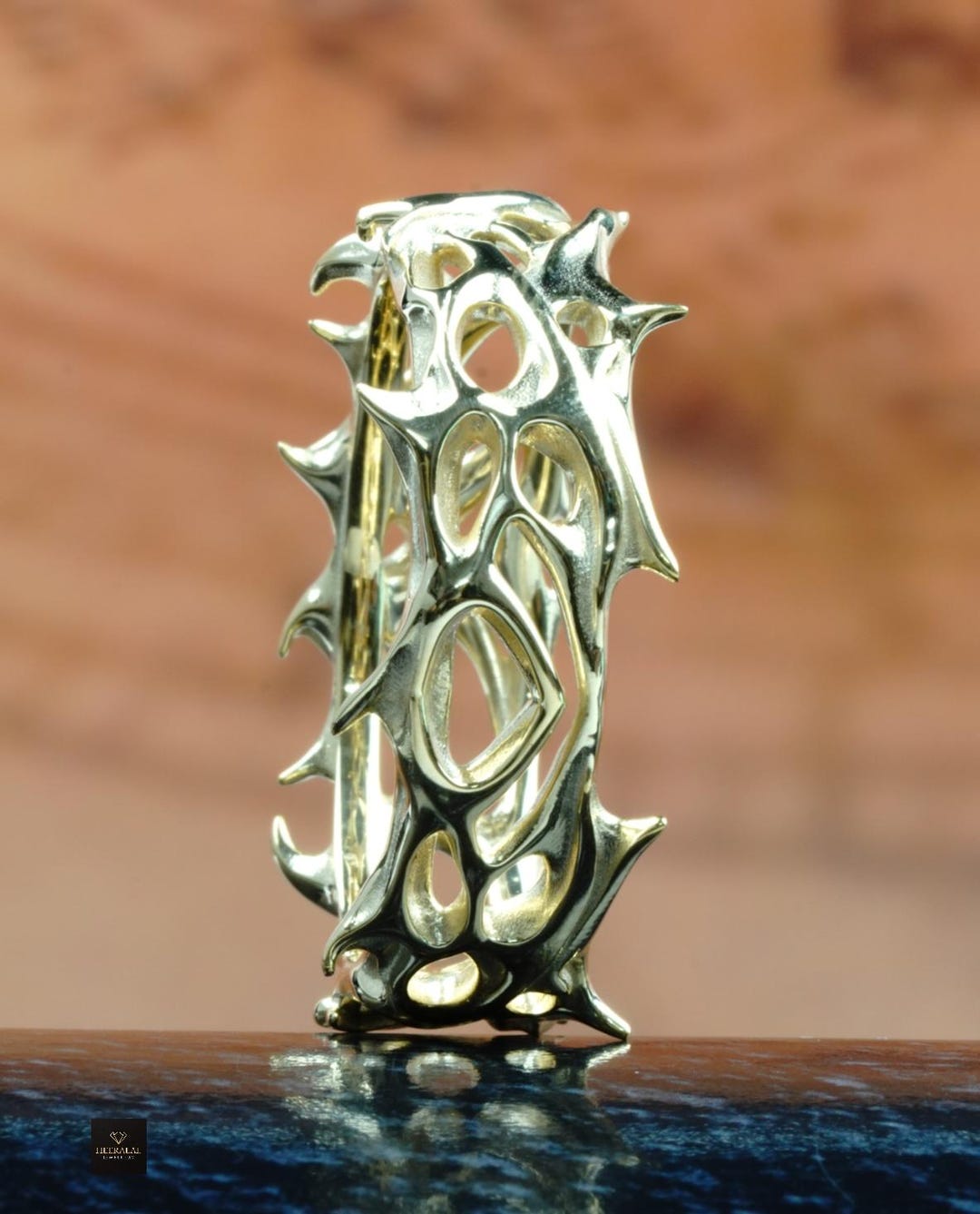 Sterling Silver Jesus Crown of Thorns Ring, Religious Band, Handmade ...