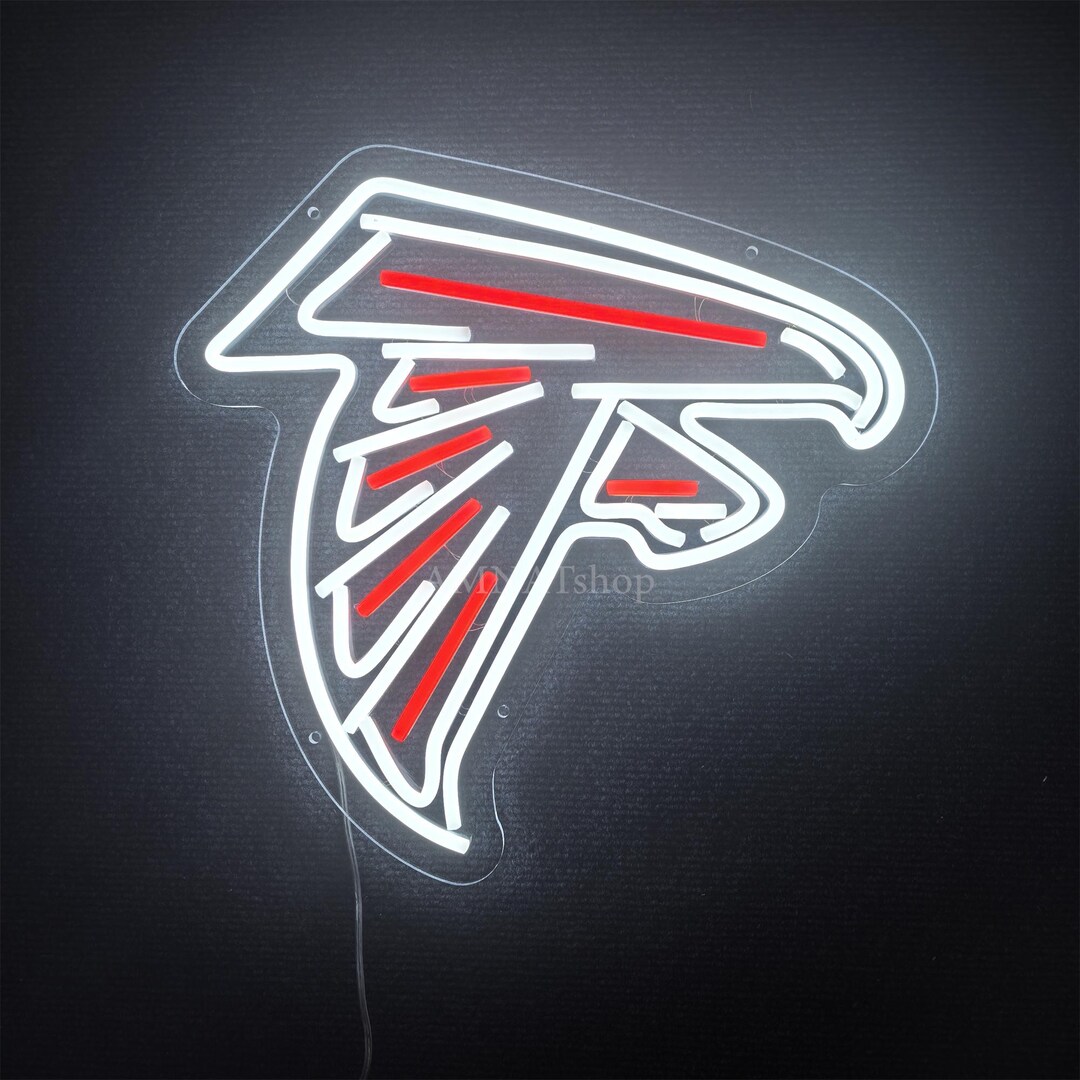 Custom Atlanta Falcons LED Neon Sign | NFL Man Cave Decor - Etsy
