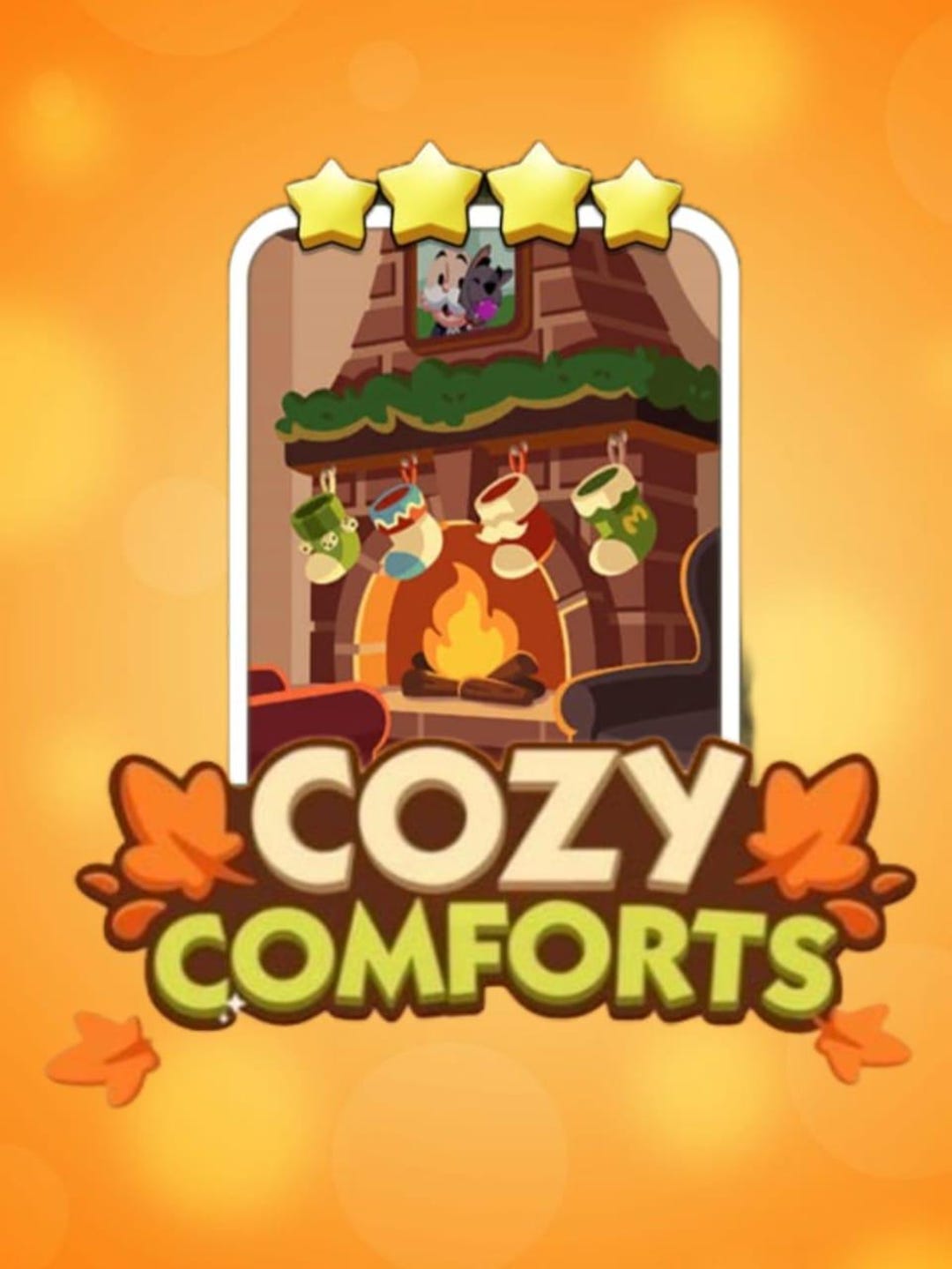 Stockings - Monopoly Go Stickers 4 Star Fast Delivery Cozy Comforts - Etsy