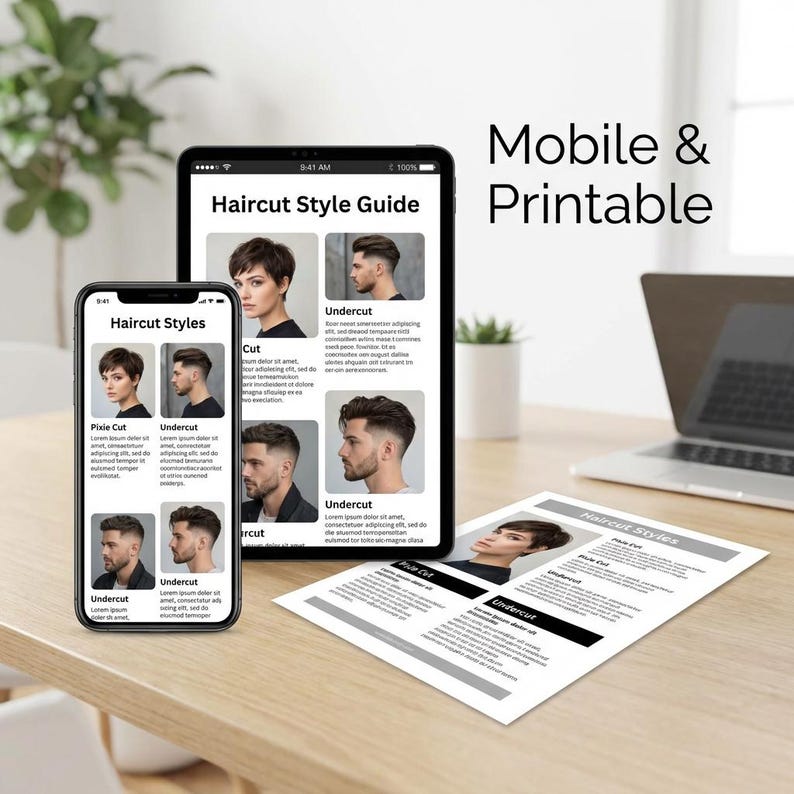 Kids Teen Haircut Styles Visual Guide – School Friendly Cuts – Barber ...