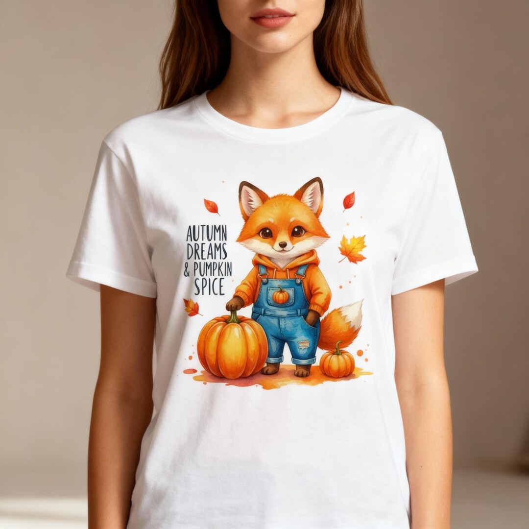 Fall Fox Clipart: Autumn Pumpkin Spice Design (digital Download) - Etsy