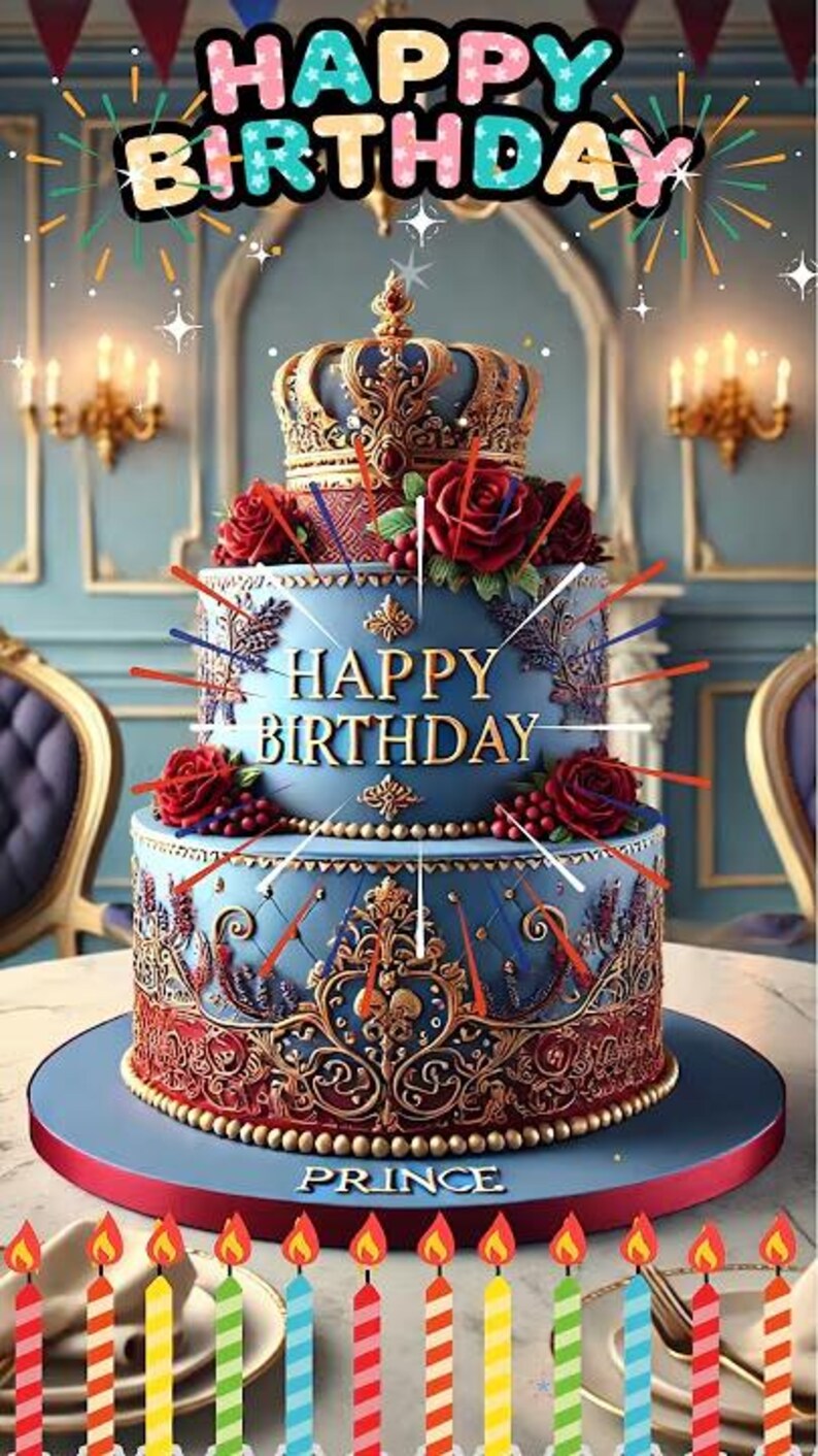 Happy Birthday Animated Video Digital Download All Ages - Etsy