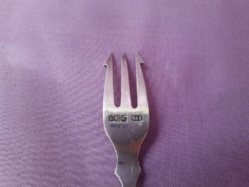 Antique Sterling Silver Pickle Fork - Etsy