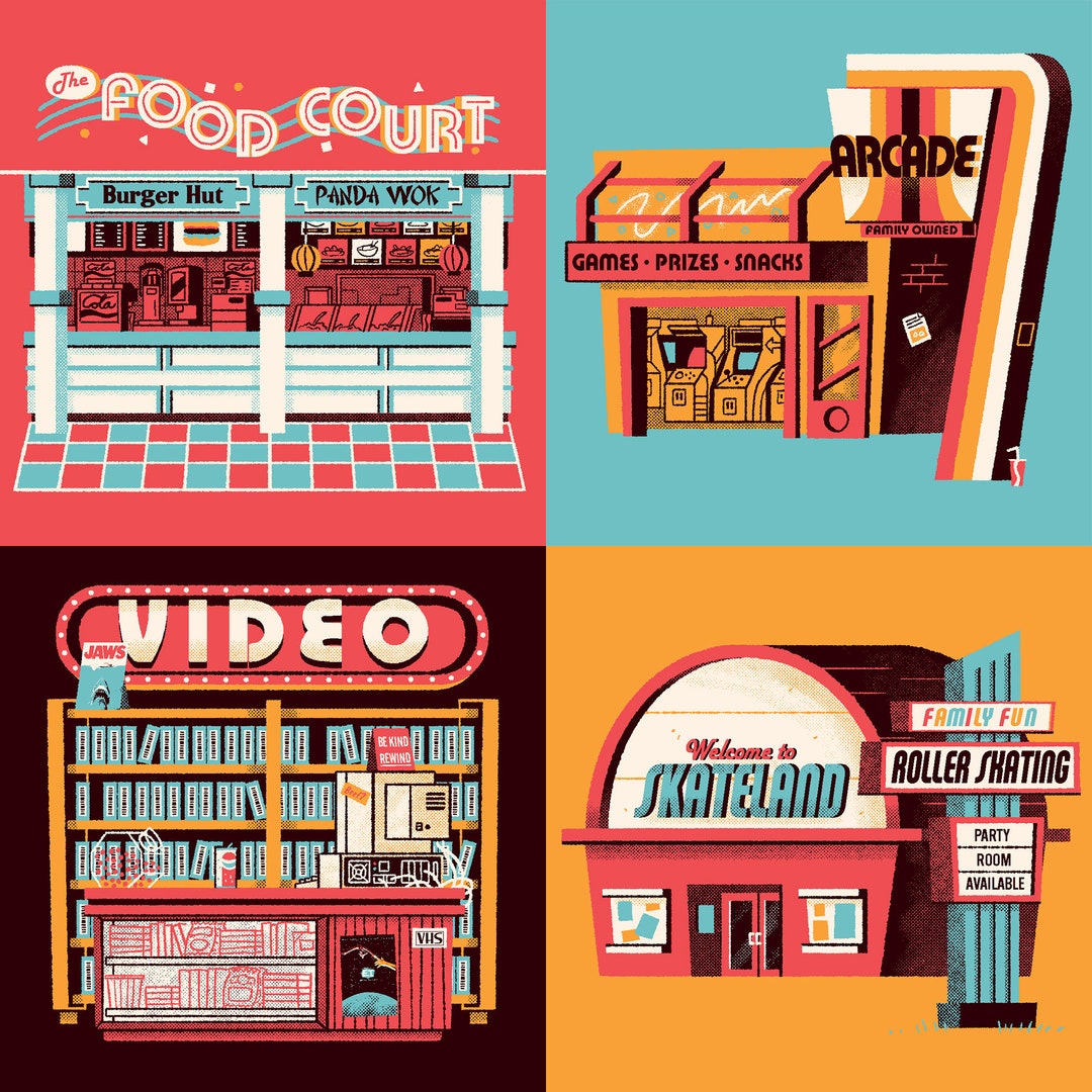 80s Places - Etsy