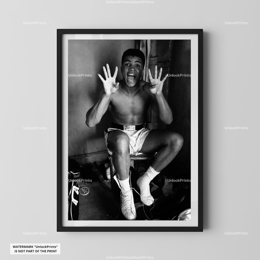 Muhammad Ali Print, Collector's Boxing Poster, Unique Sports Gift ...