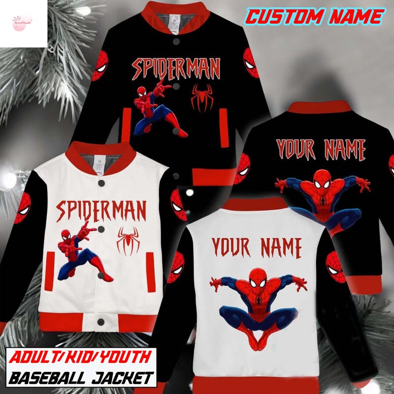 Spiderman Jacket - Etsy