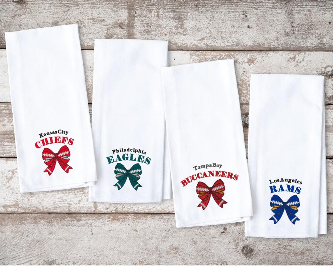 Custom Embroidered Football Team Towel: Personalized Game Day Decor - Etsy