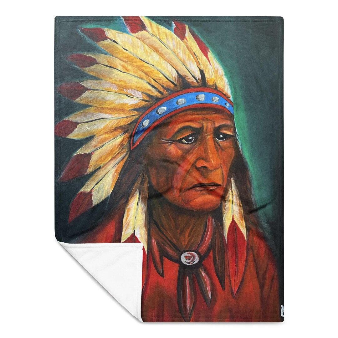 Throw Blanket | Keeper of Stories Native Art | Cherokee Storytelling ...