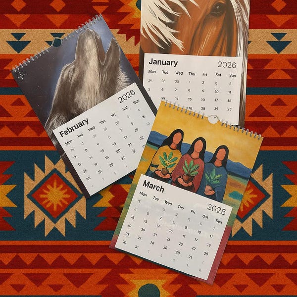 Native American 2026 Calendars - Etsy