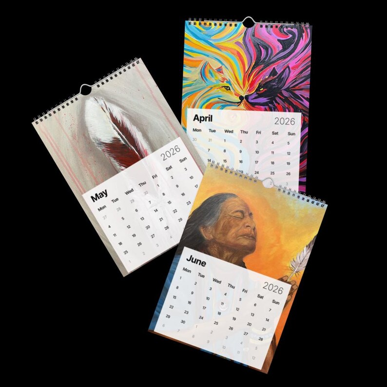 NEW Artwork!! 2026 Native American Art Wall Calendar, Indigenous ...
