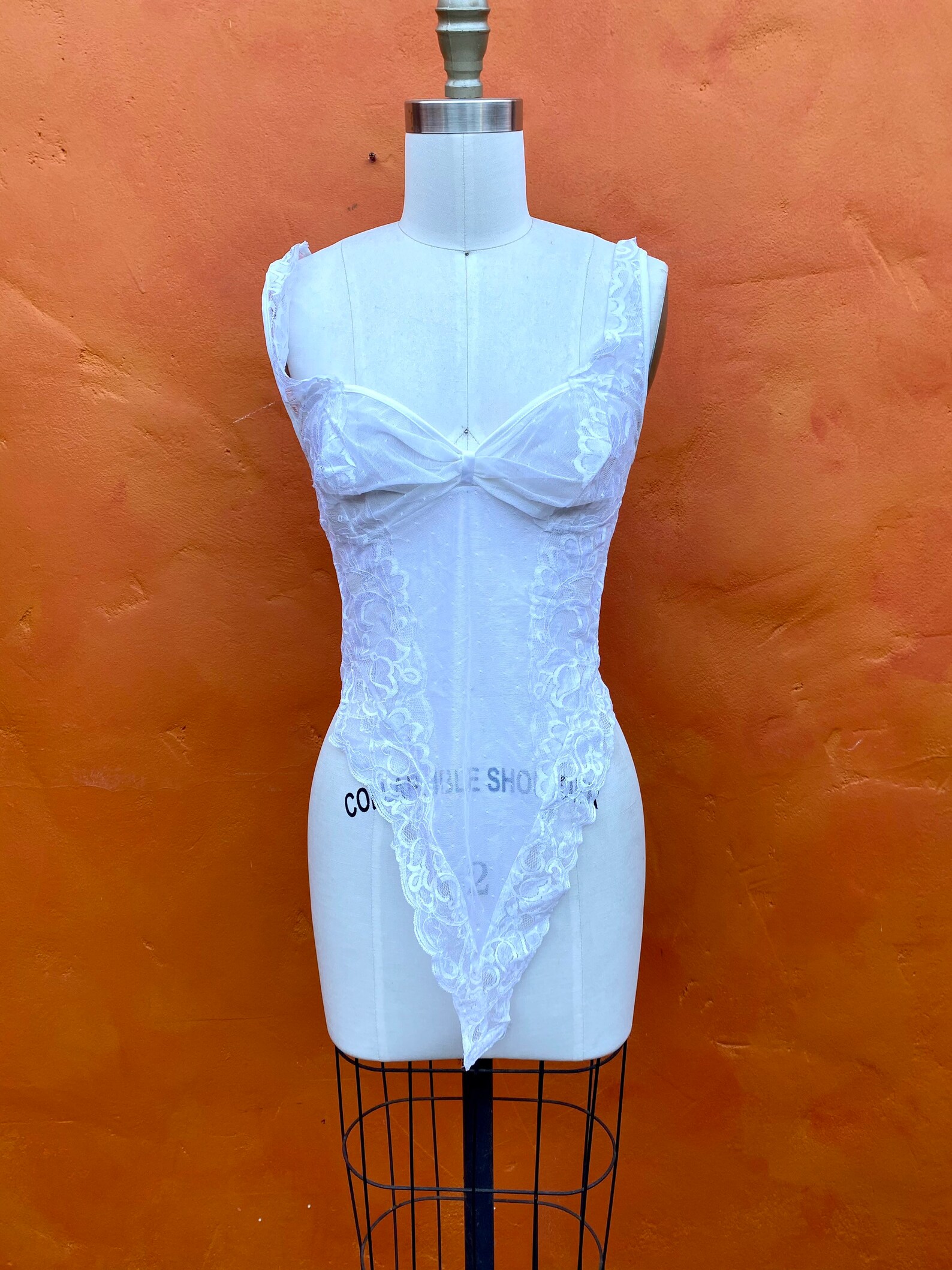 Vintage 1980s Teddy Romper Lingerie Sexy Bodysuit White Sheer Etsy