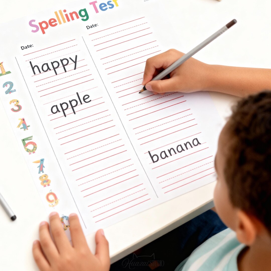 Ebbinghaus Memory Kids Worksheet | Printable Spelling Practice ...