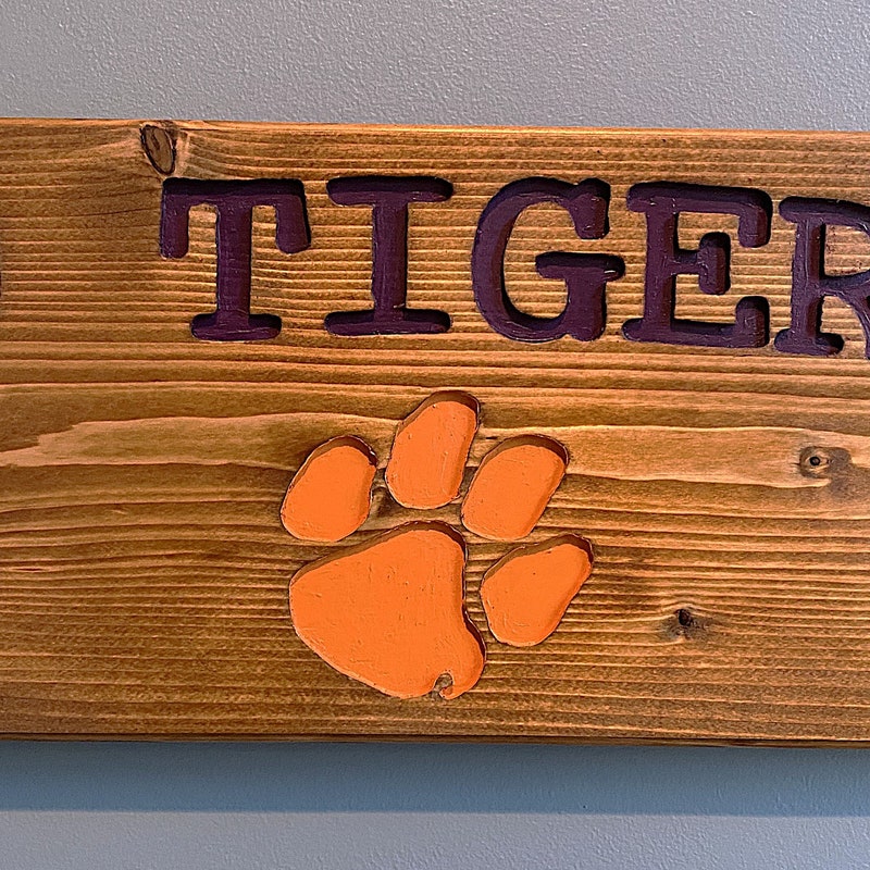 Clemson Sign - Etsy