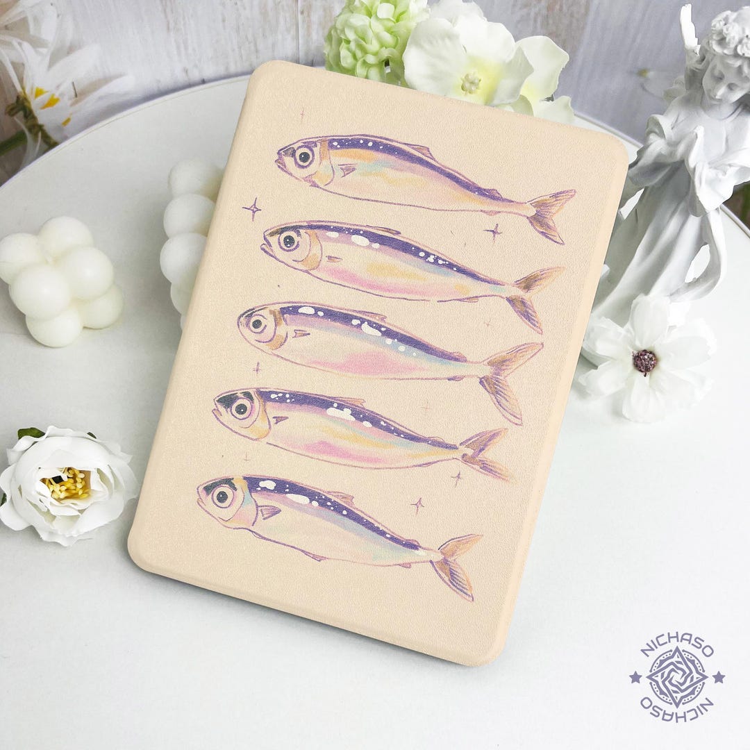 Five Colorful Fish Kindle Case With Hand Strap for Paperwhite12 11th ...