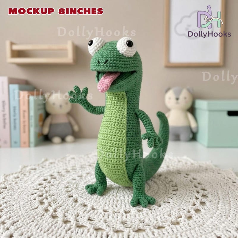 Tom the Lizard Plushie - Etsy