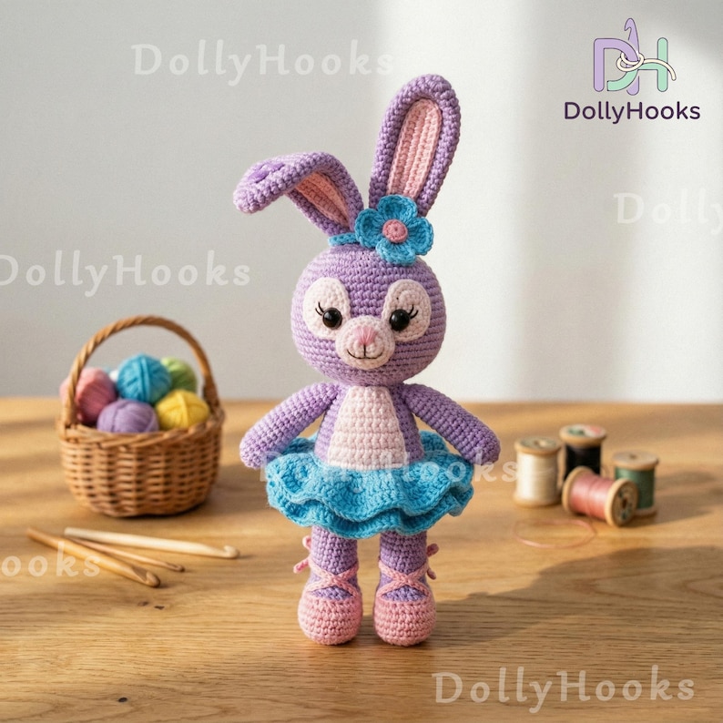 Handmade Duffy Bear Crochet Doll, Duffy Bear Amigurumi Doll, Disney ...