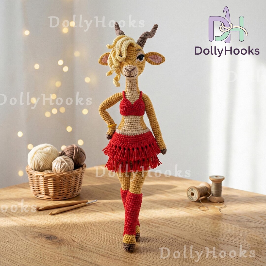 Zootopia Gazelle Crochet Doll, Disney Gazelle Singer Doll, Custom Brian ...