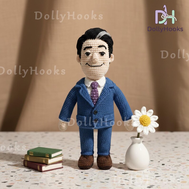 Custom Hoppers King George Crochet Doll, George Beaver Hoppers ...