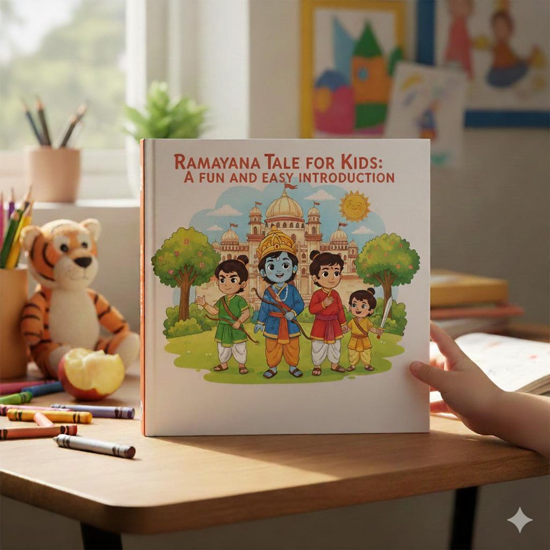 Children’s Illustrated Ramayan Book and Coloring | Story for Kids ...