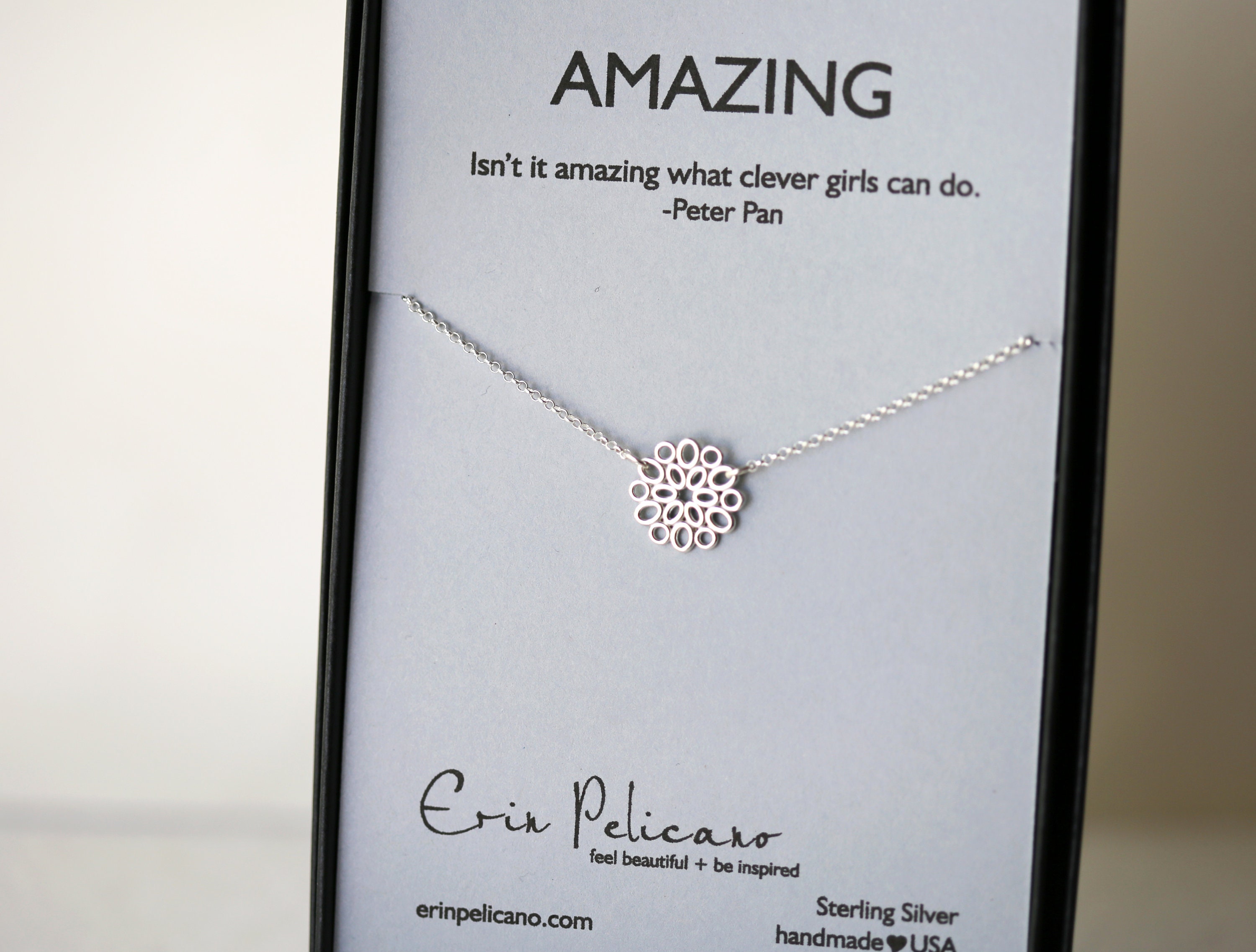 Silver Strength Necklace friendship Jewelry Graduation Gifts | Etsy