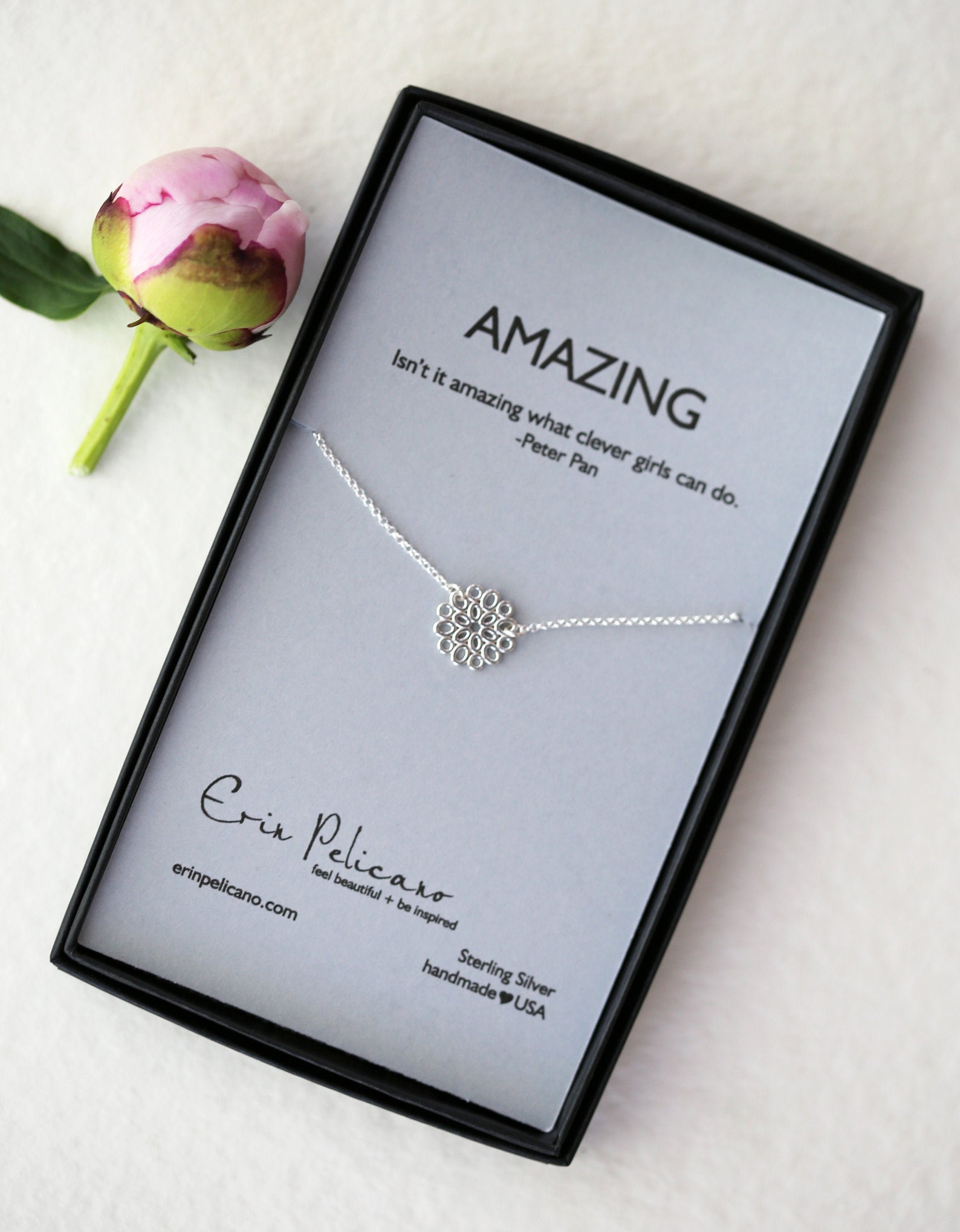 Silver Strength Necklace Friendship Jewelry Graduation Gifts - Etsy