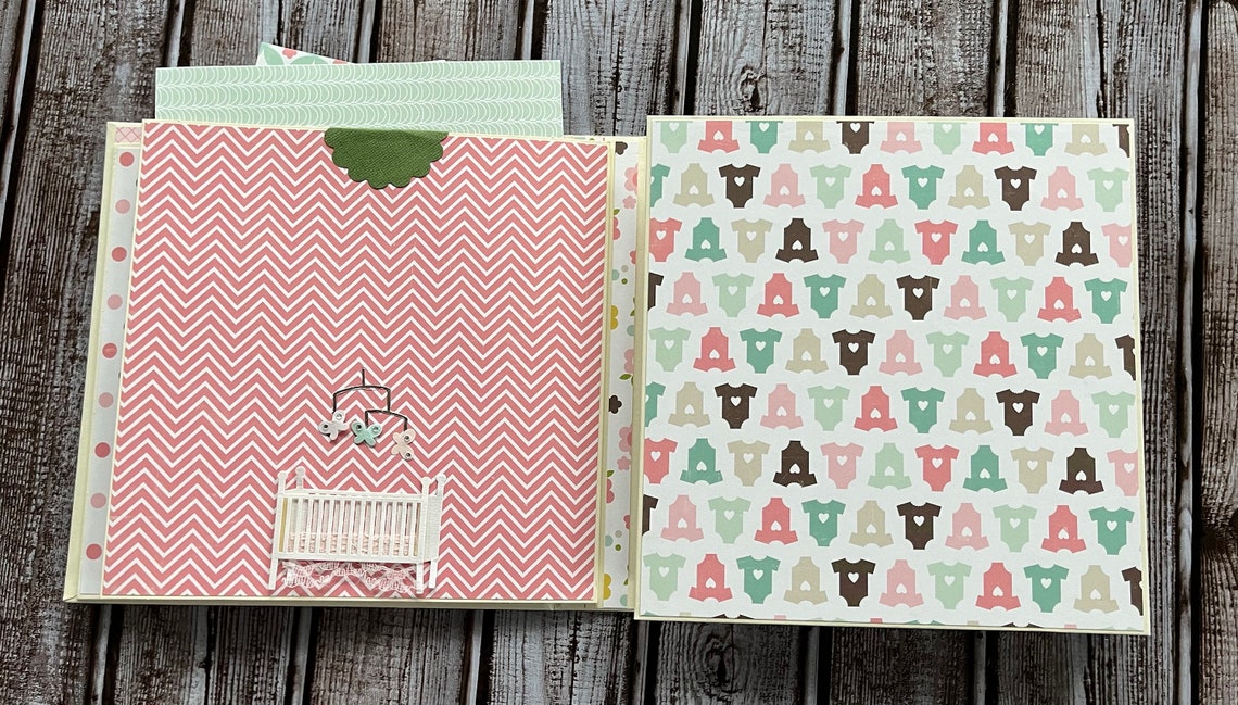 Waterfall Baby Girl Scrapbook Album - Etsy