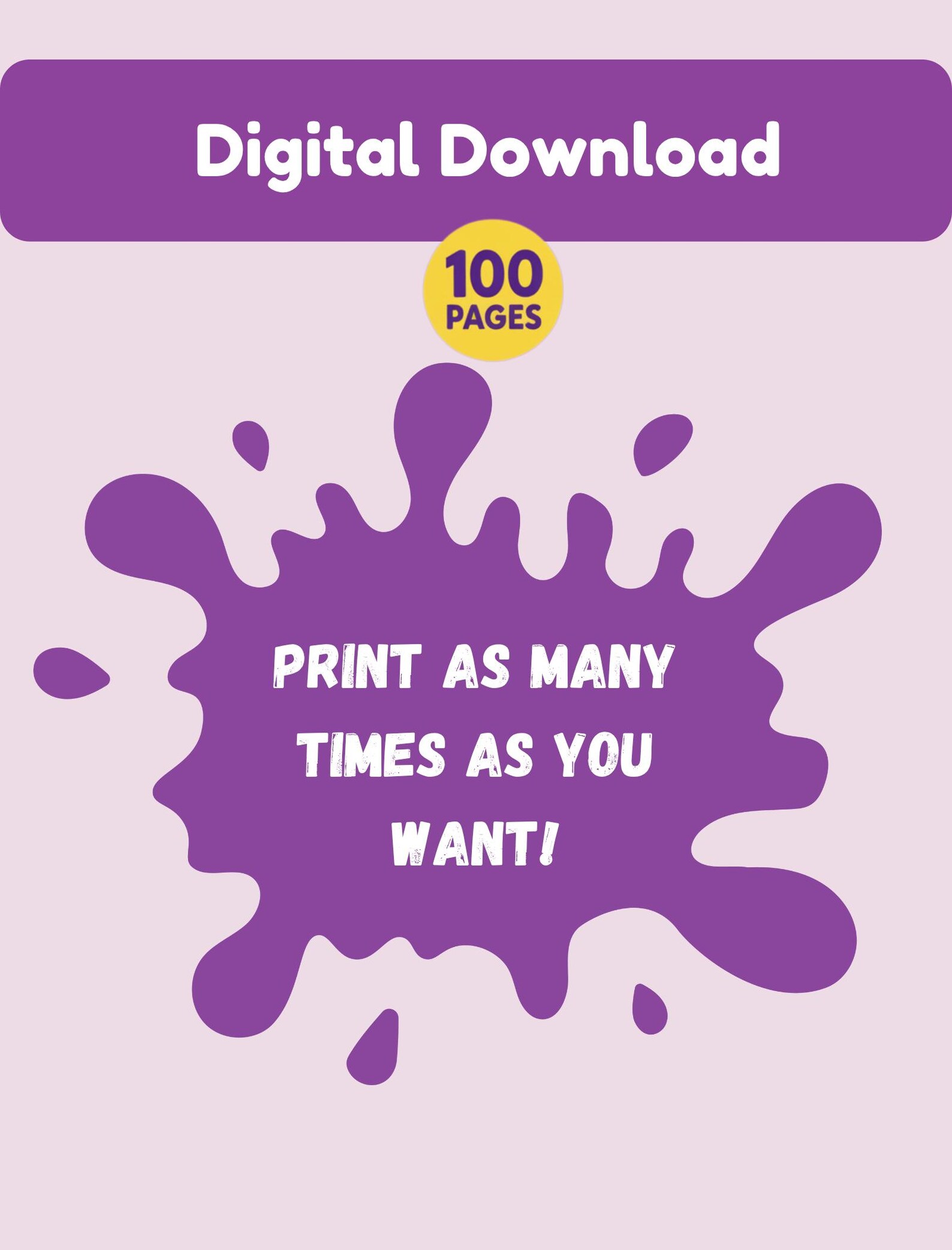 Kpop Demon Hunters Academy Kids Activity Book, 100 Printable Worksheets ...