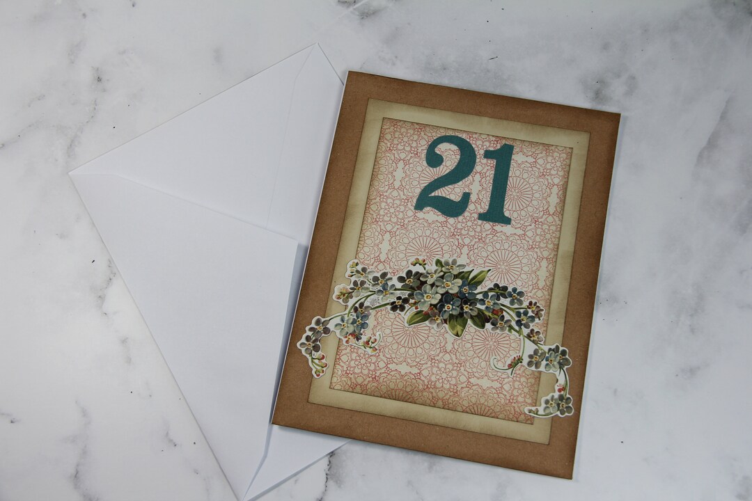 21 Handmade Card - Etsy