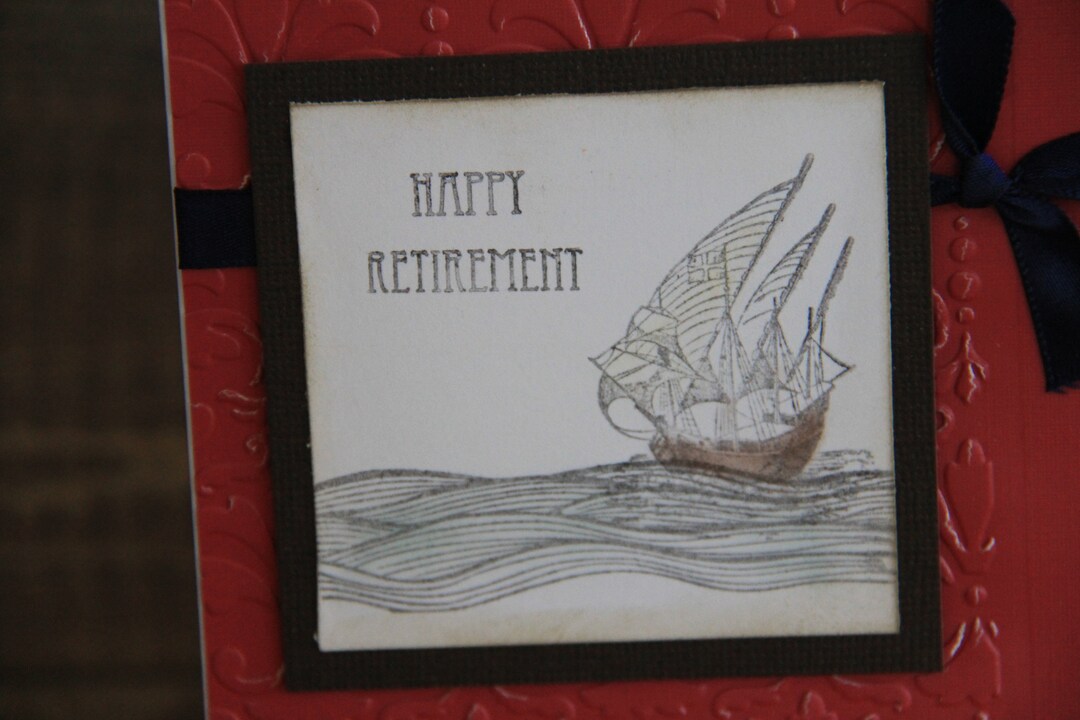 Happy Retirement Handmade Card - Etsy