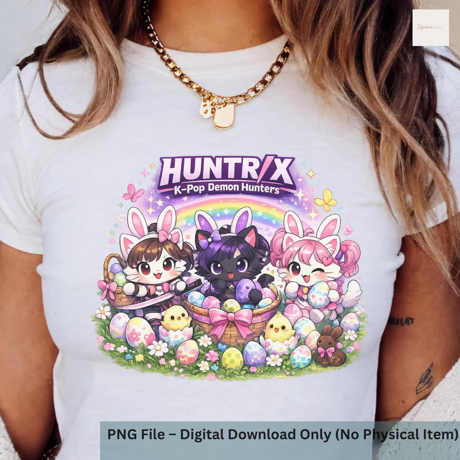 Huntrix Png, Huntrix Cat Easter PNG, Kpop Demon Hunter Cat PNG, Cute ...