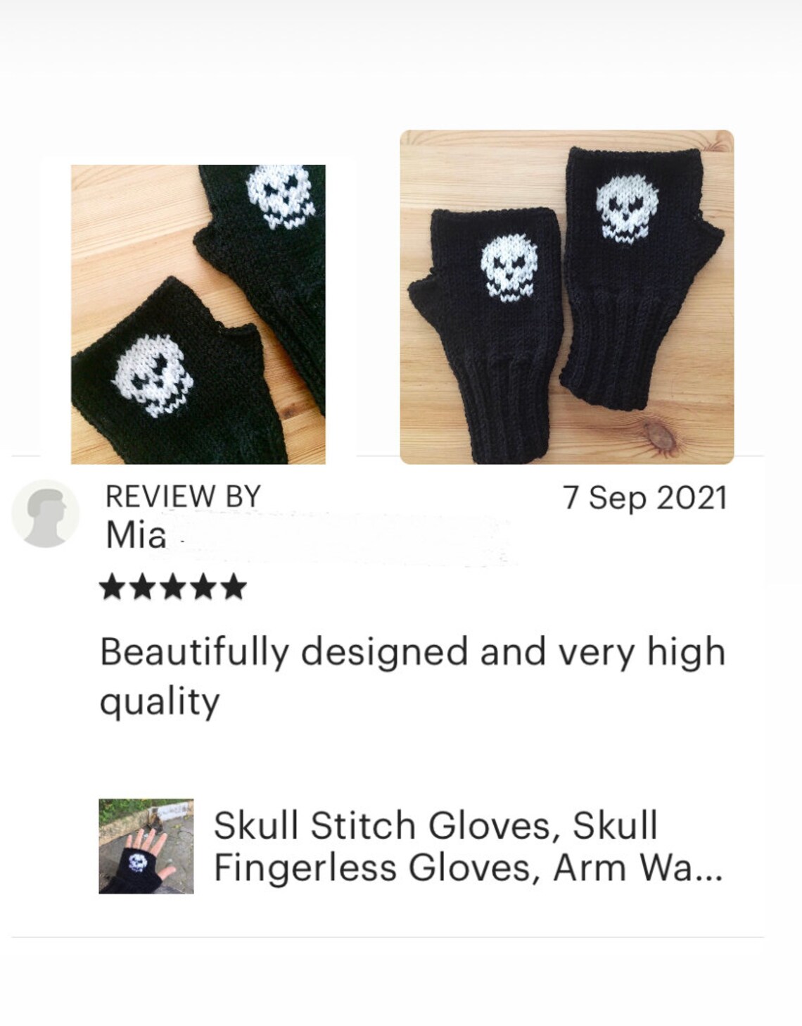 Wednesday Addams Skull Stitch Gloves Halloween Costume - Etsy