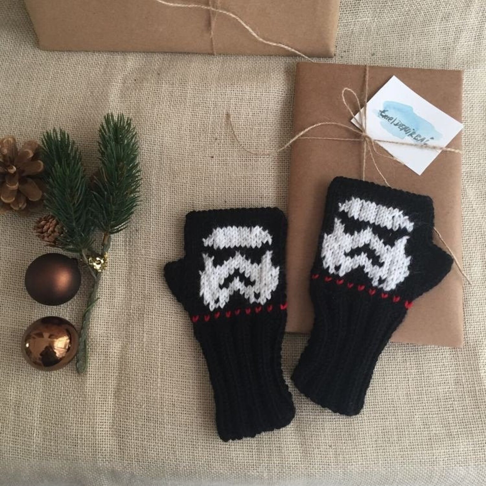 Star Wars Glove, Stormtrooper Perler Bead, Fingerless Gloves ...
