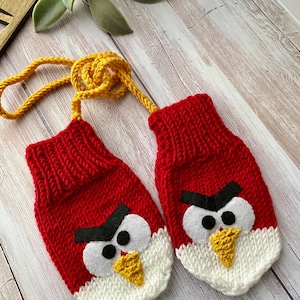 Angry Birds One Years Old Kids Mitts, Toddler Mittens, Baby Onesies ...