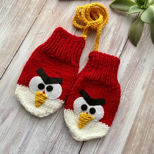 Angry Birds One Years Old Kids Mitts, Toddler Mittens, Baby Onesies ...