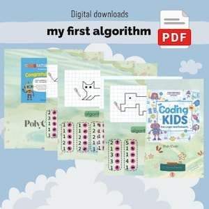 Farm Coding for Kids Worksheets | Printable Logic Games, Algorithm ...