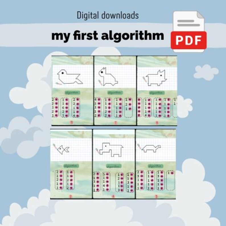Hojas de trabajo de programación para niños / Juegos de lógica ...